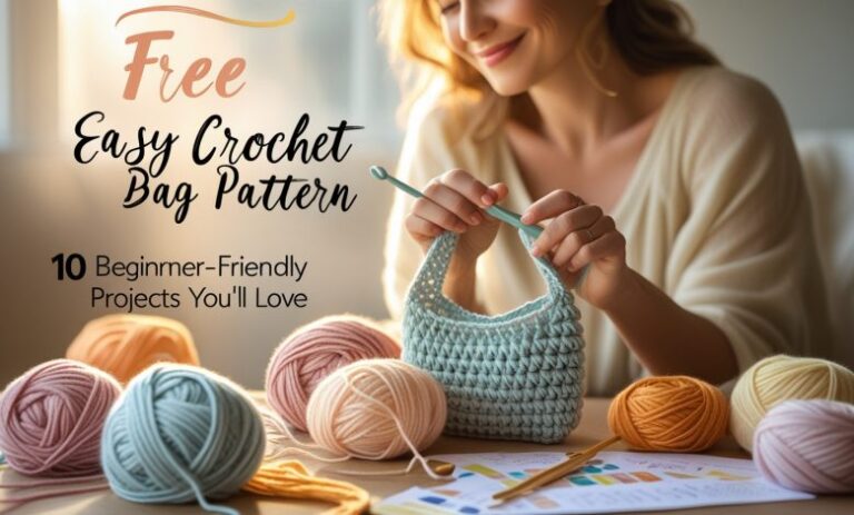 Free Easy Crochet Bag Pattern: 10 Beginner-Friendly Projects You'll Love