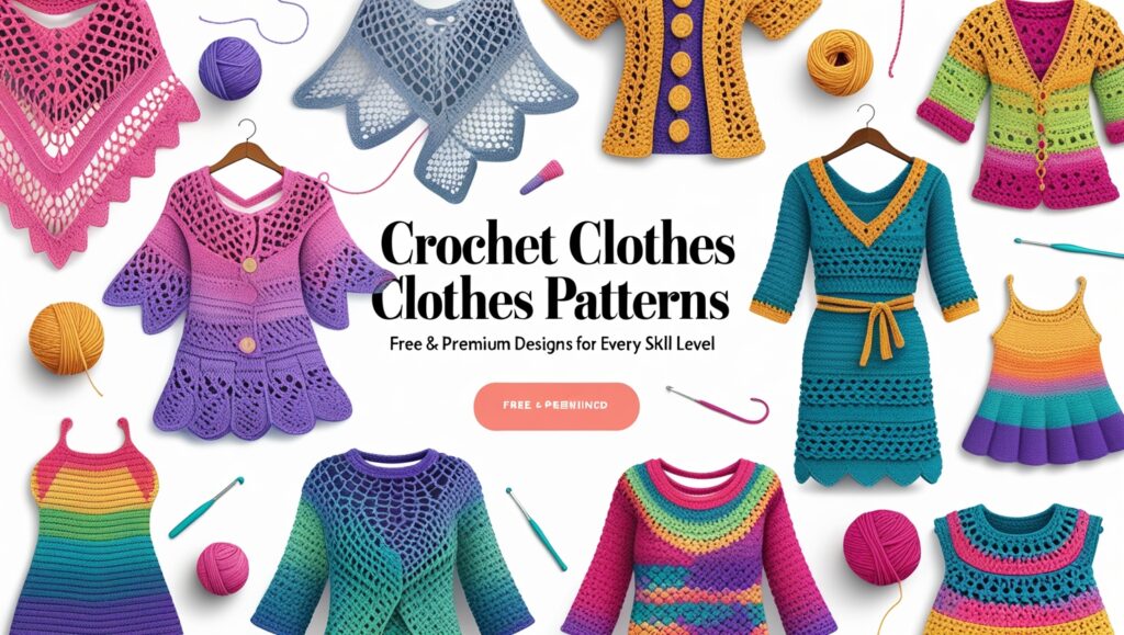 Crochet Clothes Patterns - Free & Premium Designs for Every Skill Level